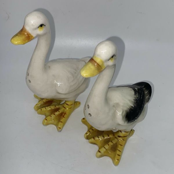 Vintage Duck Goose Geese Salt And Pepper Shakers | #62776012