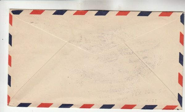 Dox First Lands In US At Miami FL Airmail Cover | #62773993