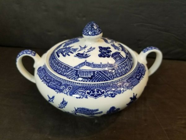 Blue Willow By Johnson Brothers Creamer And Sugar Bowl | #63205858