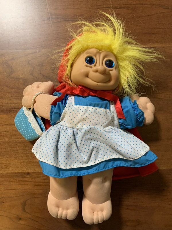 Russ Troll Doll 11 " Plush Soft Body Little Red Riding Hood W Hangtag ...