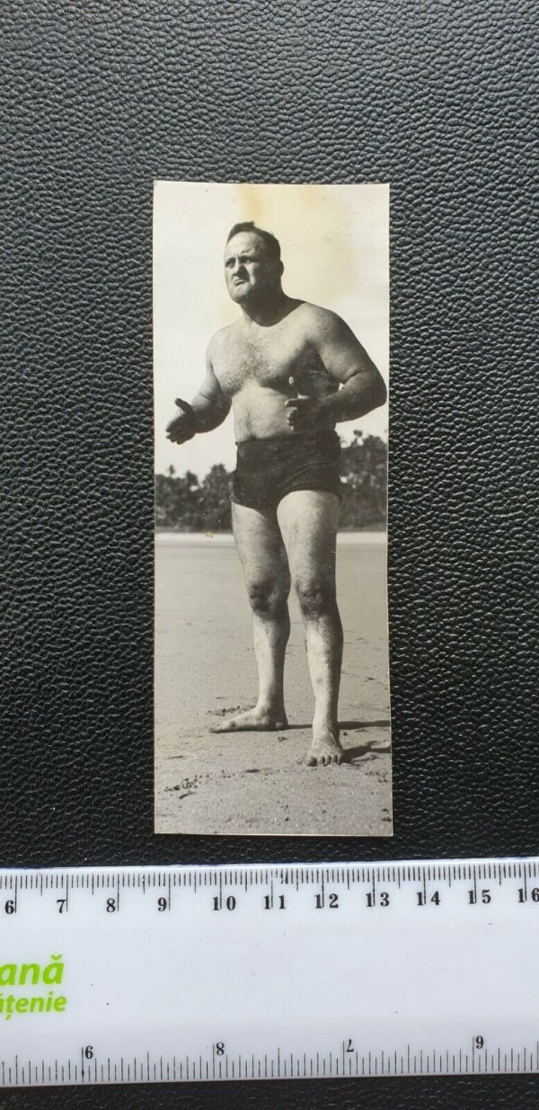 Romanian Photo Antique Vintage Photograph Wrestling Strongman G ...