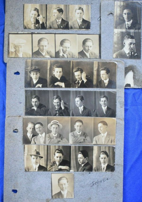 25 Antique Early 1900 ' S Small Portrait Photographs Of Young Men ...