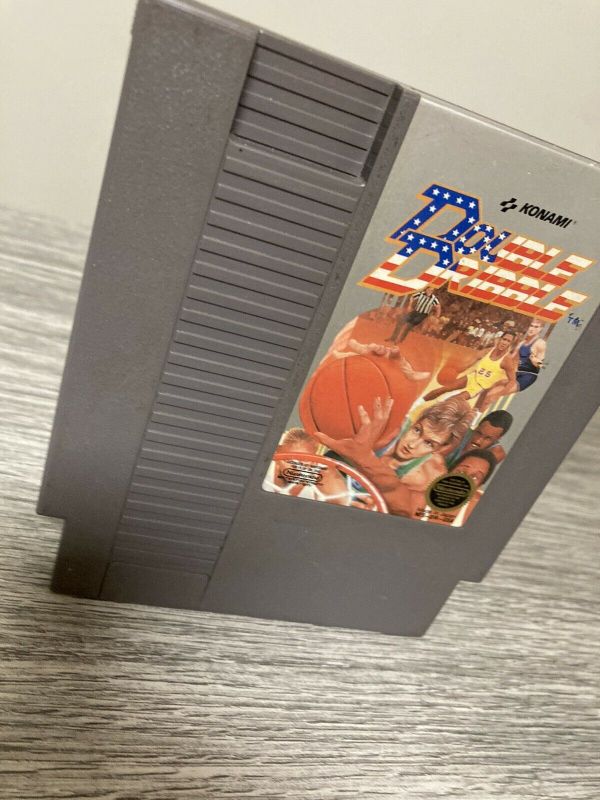 Double Dribble Basketball Nintendo NES Vintage Classic Game Cartridge ...