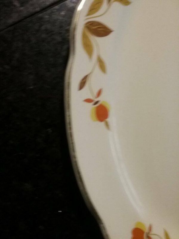 VINTAGE SUPERIOR HALL QUALITY DINNERWARE 11” Oval Serving Platter ...