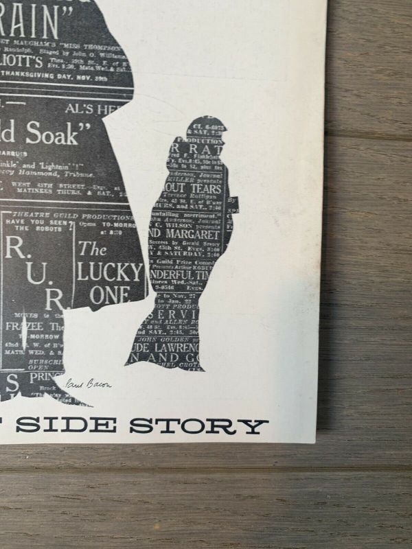 West Side Story Playbill October 1957 - Winter Garden Theatre | #63374899