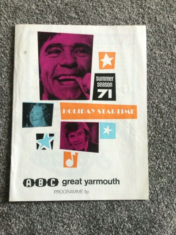 Great Yarmouth ABC Theatre Programme 1971 Norman Wisdom (signed ...