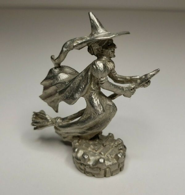 VINTAGE COMSTOCK WIZARD OF OZ PEWTER WICKED WITCH OF THE WEST (RARE ...