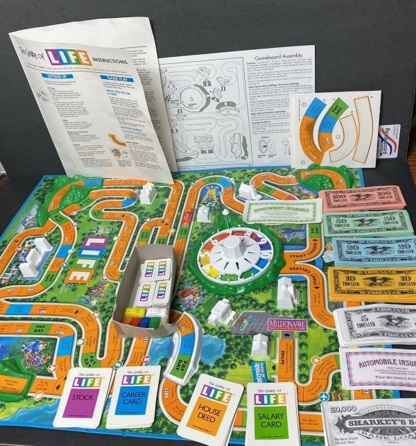 VTG MB The Game Of Life Board Game Vintage 1991 Milton Bradley Complete ...