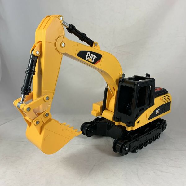 Vtg Toy State CAT Caterpillar Excavator 14 " Construction Vehicle DOES ...