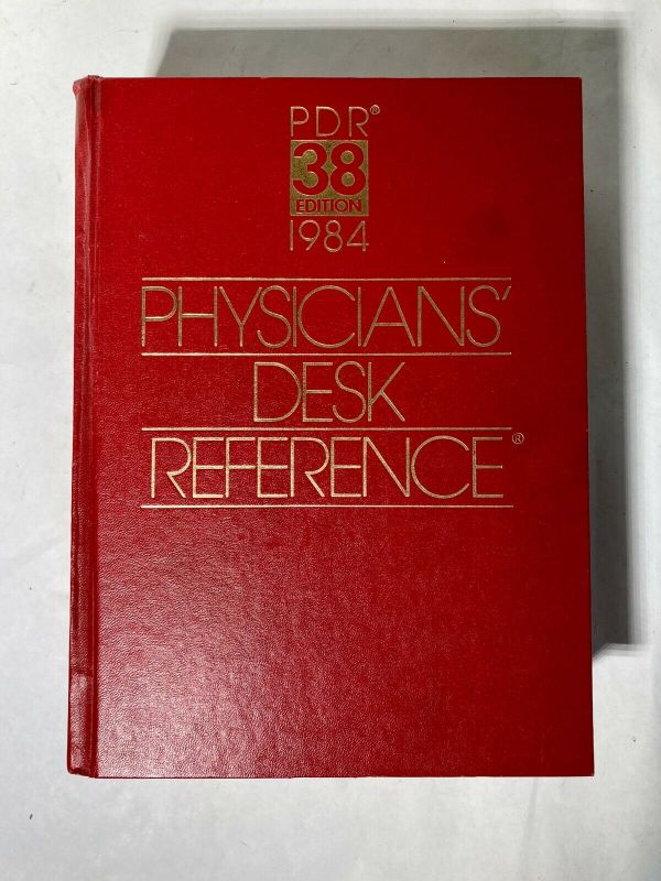 1984 Physicians Desk Reference Vintage Medical Reference Drug ...
