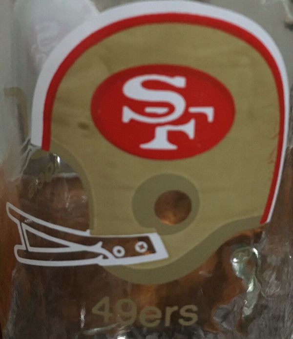 Vintage San Francisco 49ers Beer Mug Stein Fisher Tall Glass 1980s NFL ...
