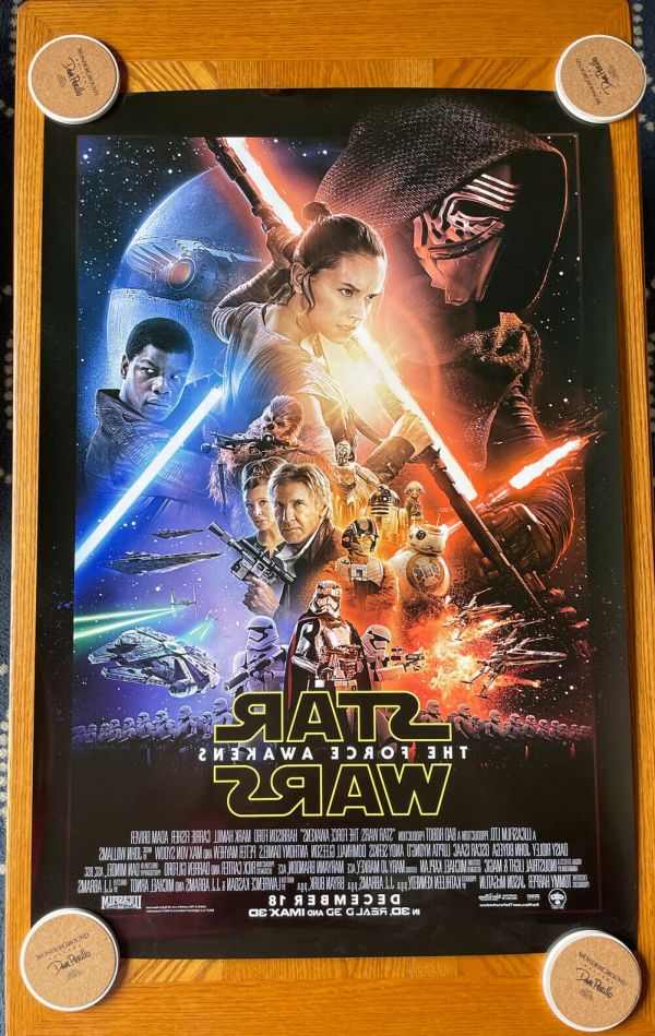 STAR WARS THE FORCE AWAKENS 27x40 2 Sided One Sheet Theatrical Poster ...
