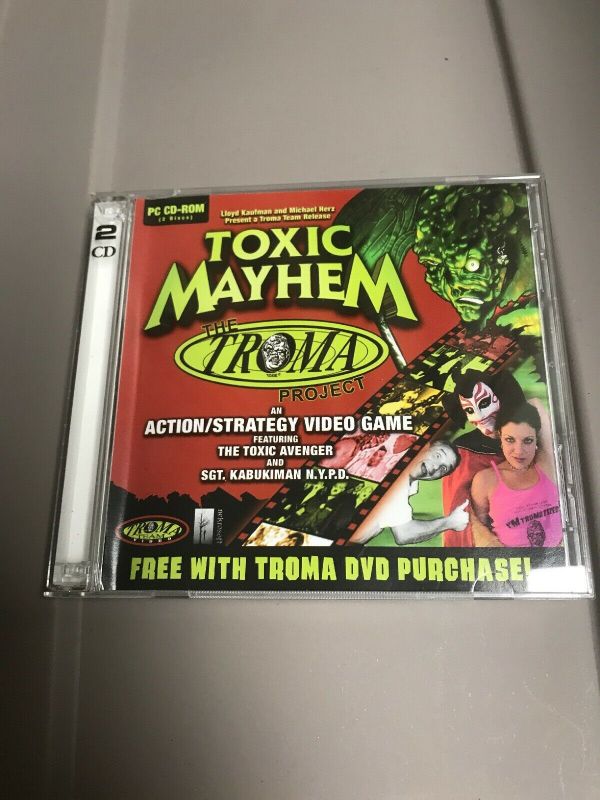 Toxic Mayhem The Troma Project PC CD Rom Game Lloyd Kaufman | #63855570