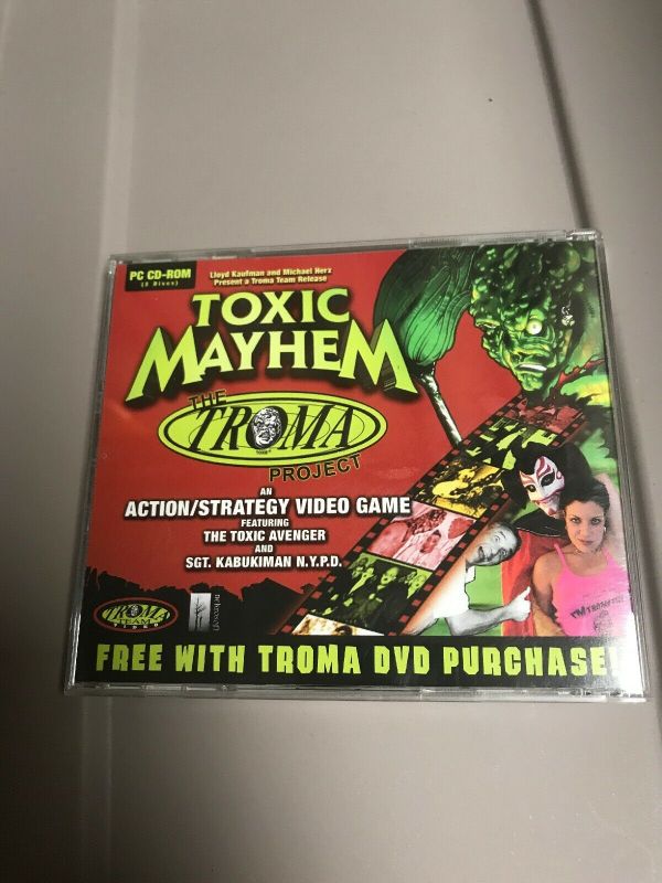 Toxic Mayhem The Troma Project PC CD Rom Game Lloyd Kaufman | #63855570