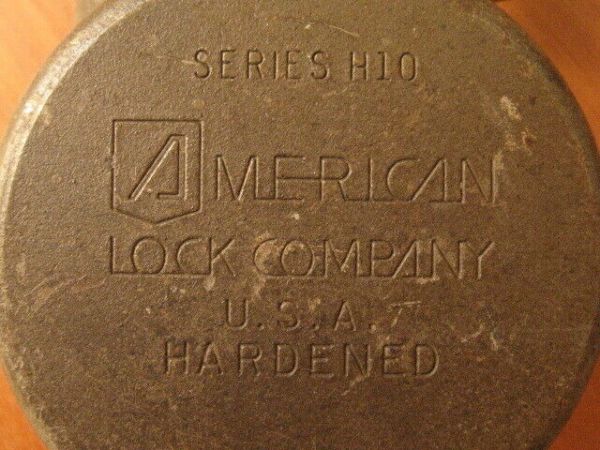Vintage Heavy Duty C & S American Lock Company H10 Hardened Padlock ...
