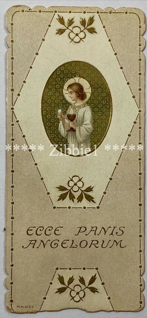 Ecce Panis Angelorum (The Bread Of Angels), Vintage Latin Holy ...