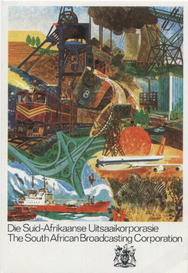 Vintage QSL Radio SABC South African Broadcasting Corporation 1976 ...