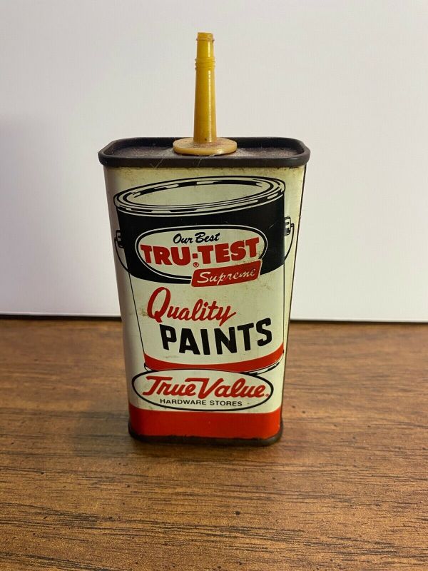 Vintage Master Mechanic TRU - TEST Quality Paints True Value Oil Tin ...