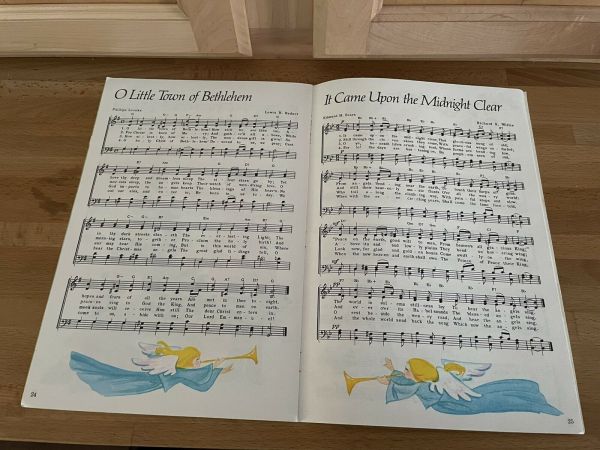Vintage CHRISTMAS CAROLS Whitman Book 1969 Piano Arrangements Songs ...