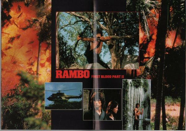 RAMBO: FIRST BLOOD PART II Japanese Souvenir Program 1985, Sylvester ...