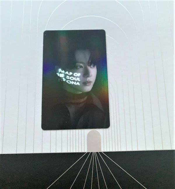 BTS Map Of The Soul ON:E Concept: Official JUNGKOOK JK Holo Photocard ...