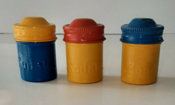 Vintage Kodak 35mm Metal Film Canister Set Of Three (3) | #64046135