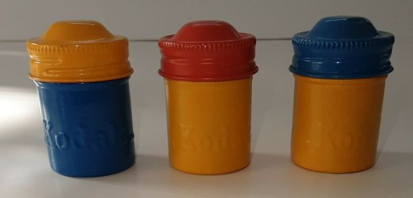 Vintage Kodak 35mm Metal Film Canister Set Of Three (3) | #64046135