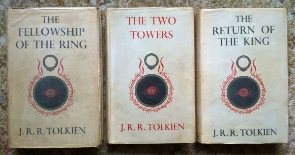 Lord Of The Rings Tolkien First 1st Edition Set Fellowship Two Tower ...