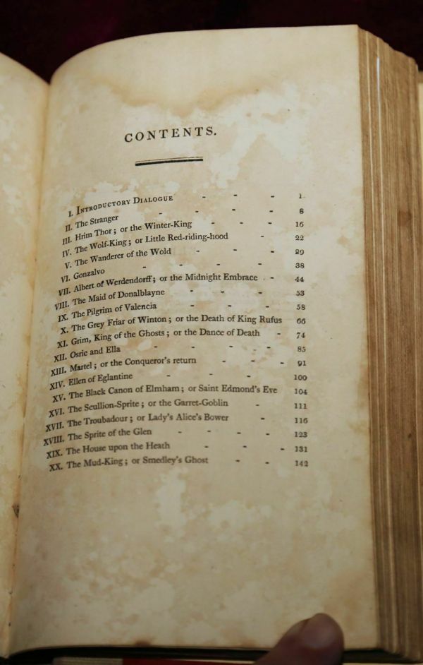 EXRare 1801 1ST GOTHIC HORROR TALES OF TERROR LITTLE RED RIDING HOOD ...