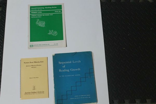 Psychologists Collectors Old Antique Psychological IQ Personality Tests ...