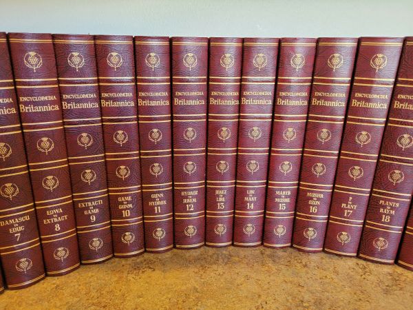 VINTAGE ENCYCLOPEDIA BRITANNICA 1768 COMPLETE 24 VOLUME SET 1960 INDEX ...