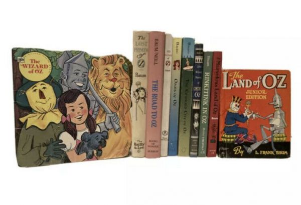 The Wizard Of Oz Books By L. Frank Baum The Land Of Oz, Ozma Of Oz And ...