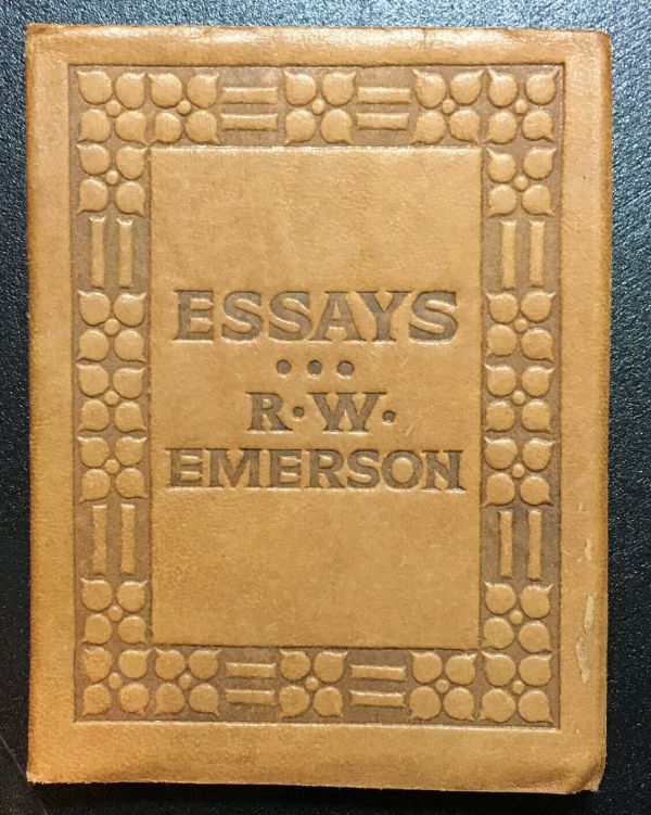 Little Leather Library ESSAYS BY RALPH WALDO EMERSON Pre - WWI Real ...