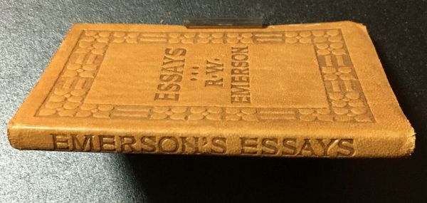 Little Leather Library ESSAYS BY RALPH WALDO EMERSON Pre - WWI Real ...