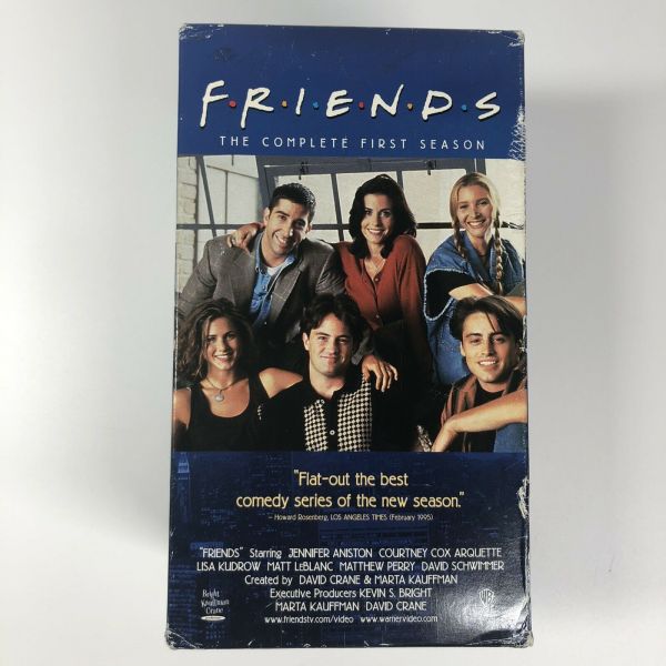 FRIENDS TV Show Sitcom The Complete First Season VHS Tapes Boxed Set ...