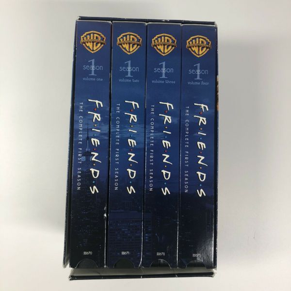 FRIENDS TV Show Sitcom The Complete First Season VHS Tapes Boxed Set ...