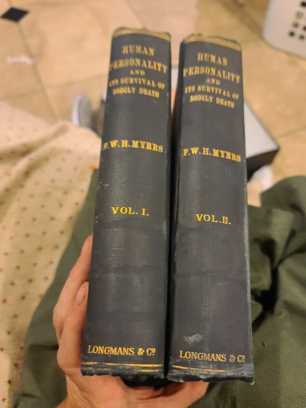 RARE Human Personality And Its Survival Of Bodily Death Frederic Myers ...