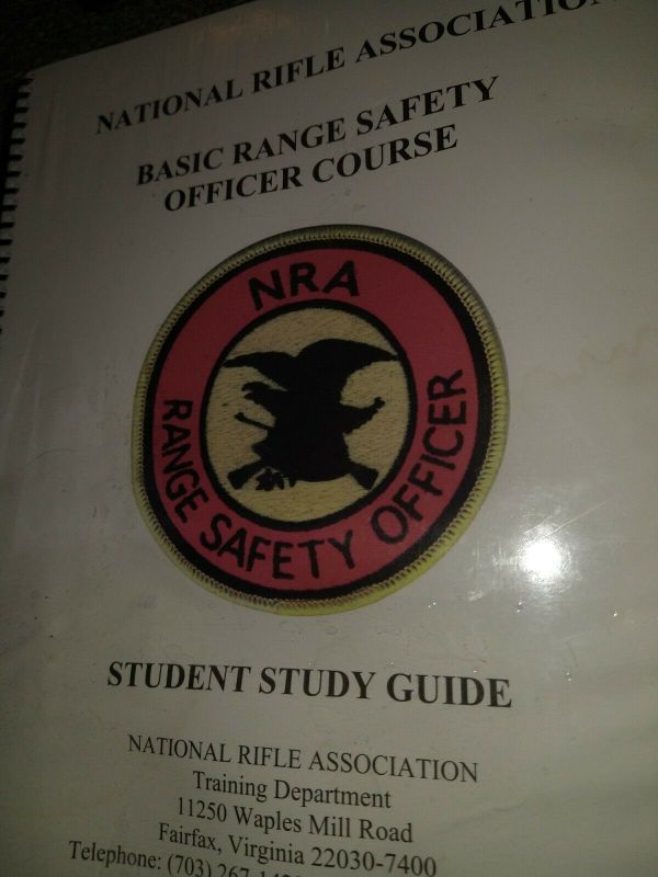 National Rifle Association Basic Range Safety Officer Course Student ...