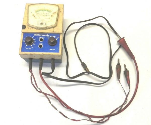 RIVERSIDE MAGNETO COIL - CONDENSER TESTER ARTICLE 9606 VINTAGE TESTER ...