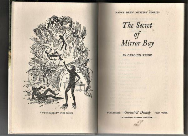 Vintage Nancy Drew Early Printing THE SECRET OF MIRROR BAY 1972 VF ...