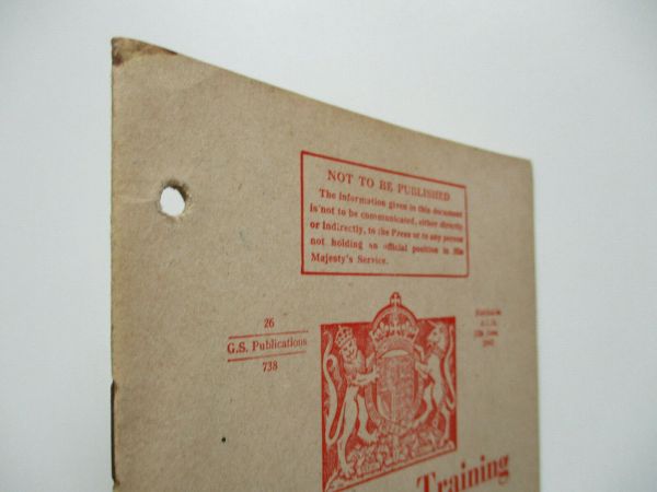 1942 War Office Pamphlet SMALL ARMS TRAINING - APPLICATION OF FIRE ...